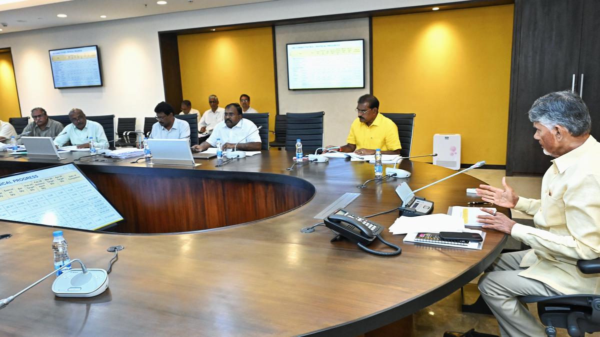 Andhra Pradesh CM Chandrababu Naidu insists on completion of Polavaram project by December 2027 ...